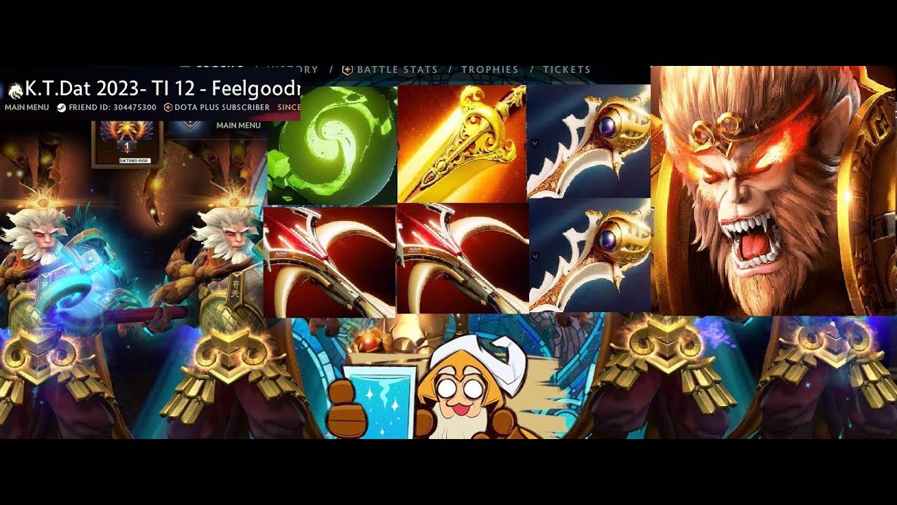 THE ART OF WU KONG - DOTA 2 - ENJOYER 2023 - YouTube