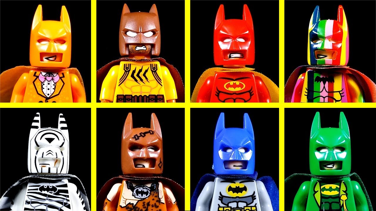 LEGO Batman Minifigures compilation (bootleg / knock-off) - YouTube