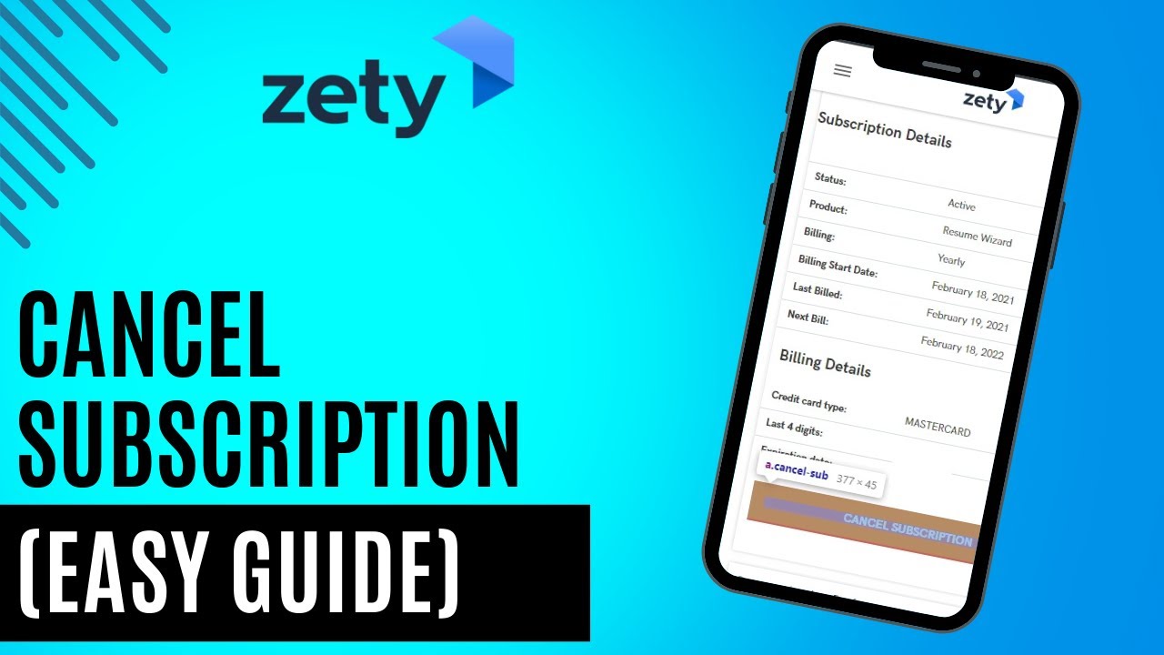 How To Cancel Zety Subscription (2025) - YouTube