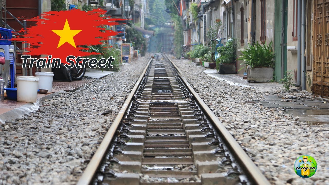 An Instagram Mecca - Hanoi ( The Train Street ) in Vietnam’s Old Quarter Tourist Destination ...