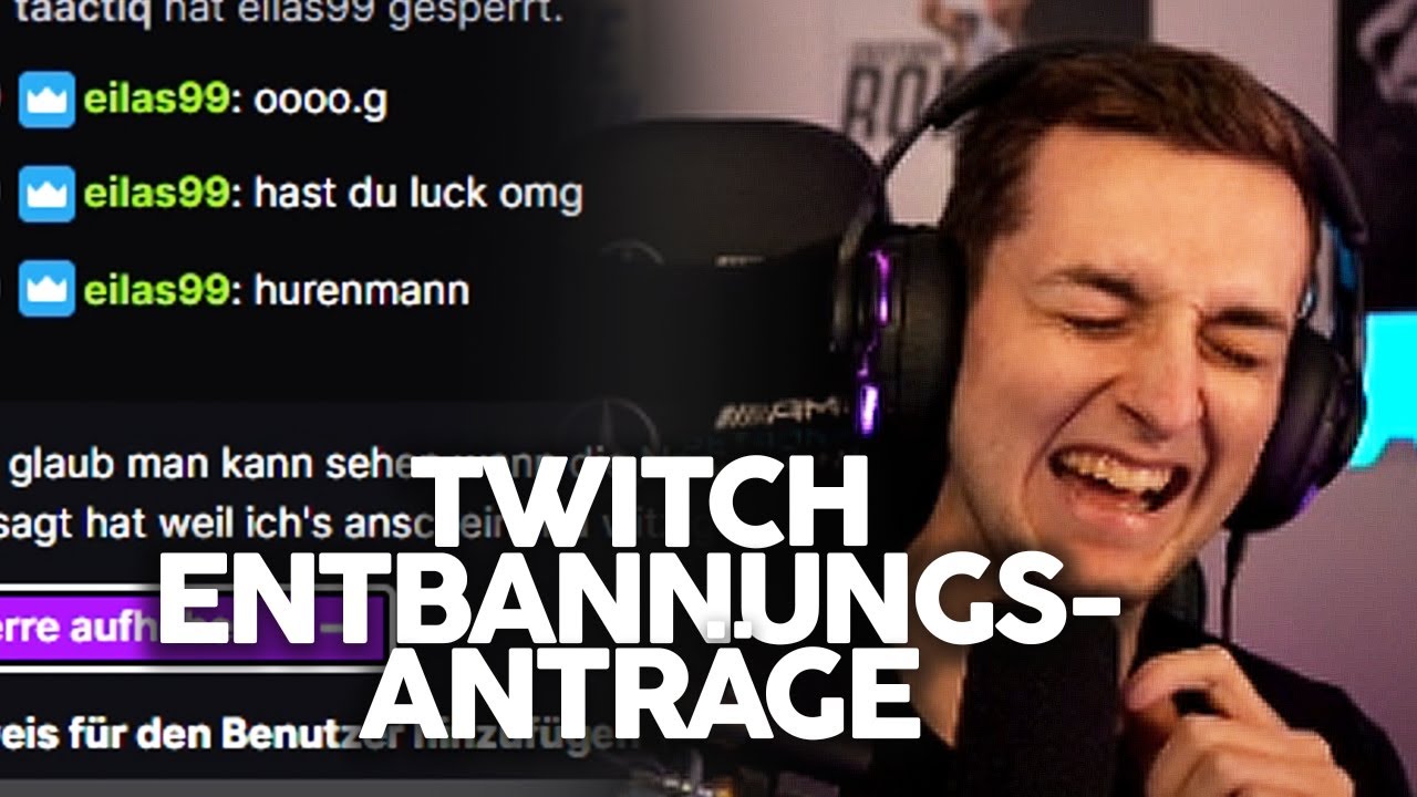 PAIN reagiert auf TWITCH ENTBANNUNGS-ANTRÄGE #2 | Pain Livestream ...