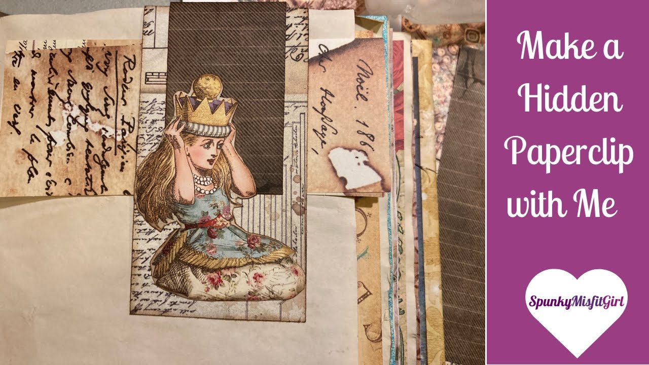 Make a Hidden Paperclip with Me - Spunky Misfit Girl - YouTube
