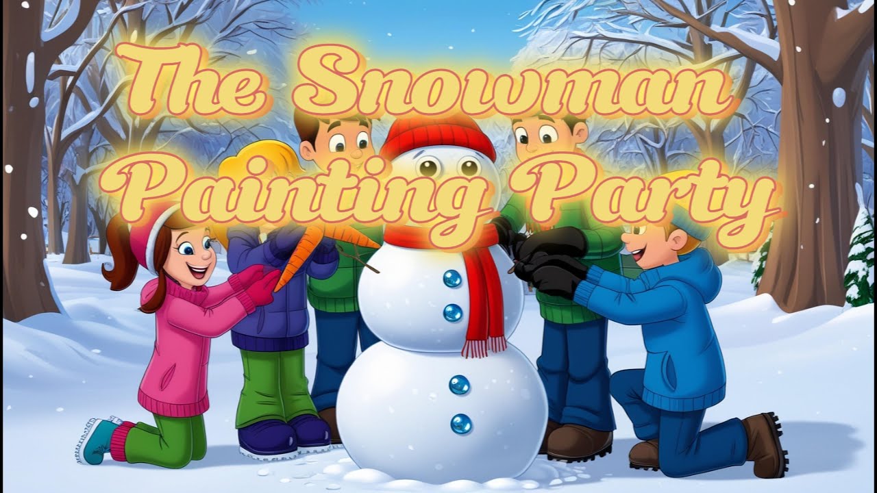 The Snowman Painting Party | NGOC YOLO - YouTube
