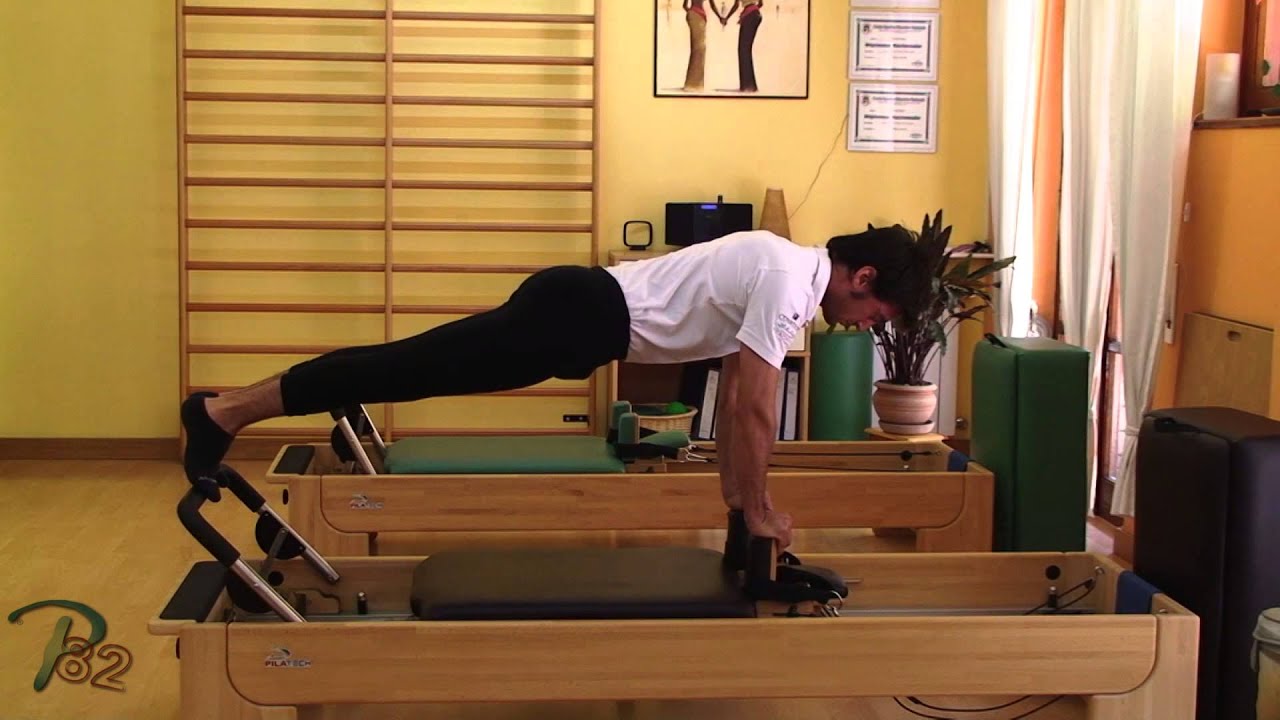 Esercizi Pilates - Reformer Avanzato - Balance Control Front - YouTube