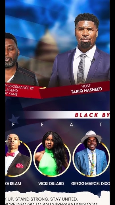 THE FBA “REPARATIONS” RALLY • JUNE 15th, 2024 @11AM FREEDOM PLAZA WASHINGTON DC (HOST) TARIQ ...