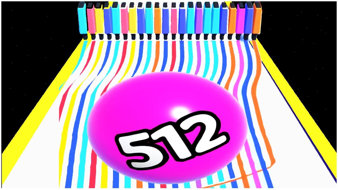 Ball Blend Challenge (iOS) Vs Color Pen Run (Android) - YouTube