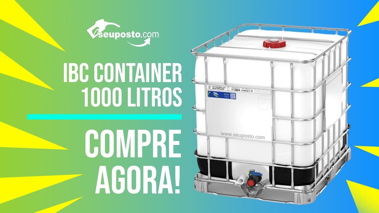 IBC Container de 1000 Litros - ADQUIRA AGORA! - YouTube