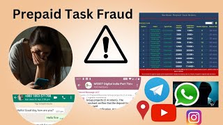 PREPAID TASK FRAUD BY THE WHATSAPP TELEGRAM Scam | Doovi