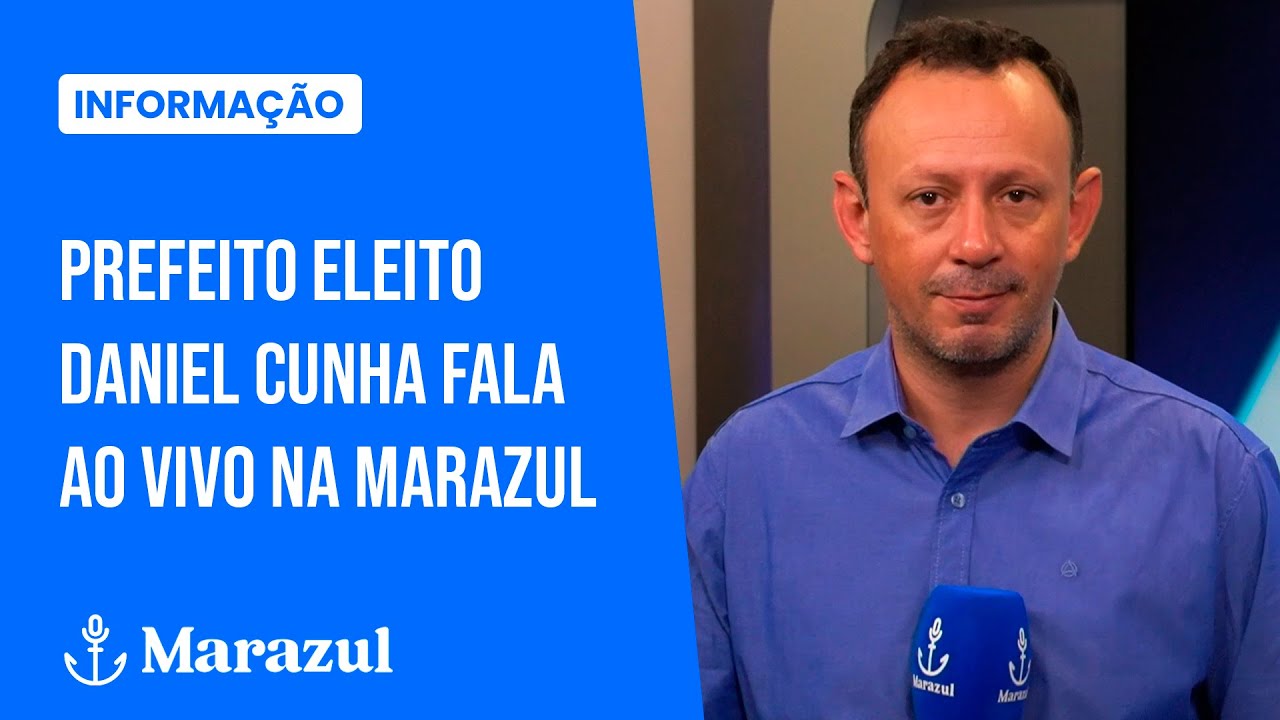 Entrevista: Prefeito eleito Daniel Cunha fala ao vivo na Marazul - YouTube