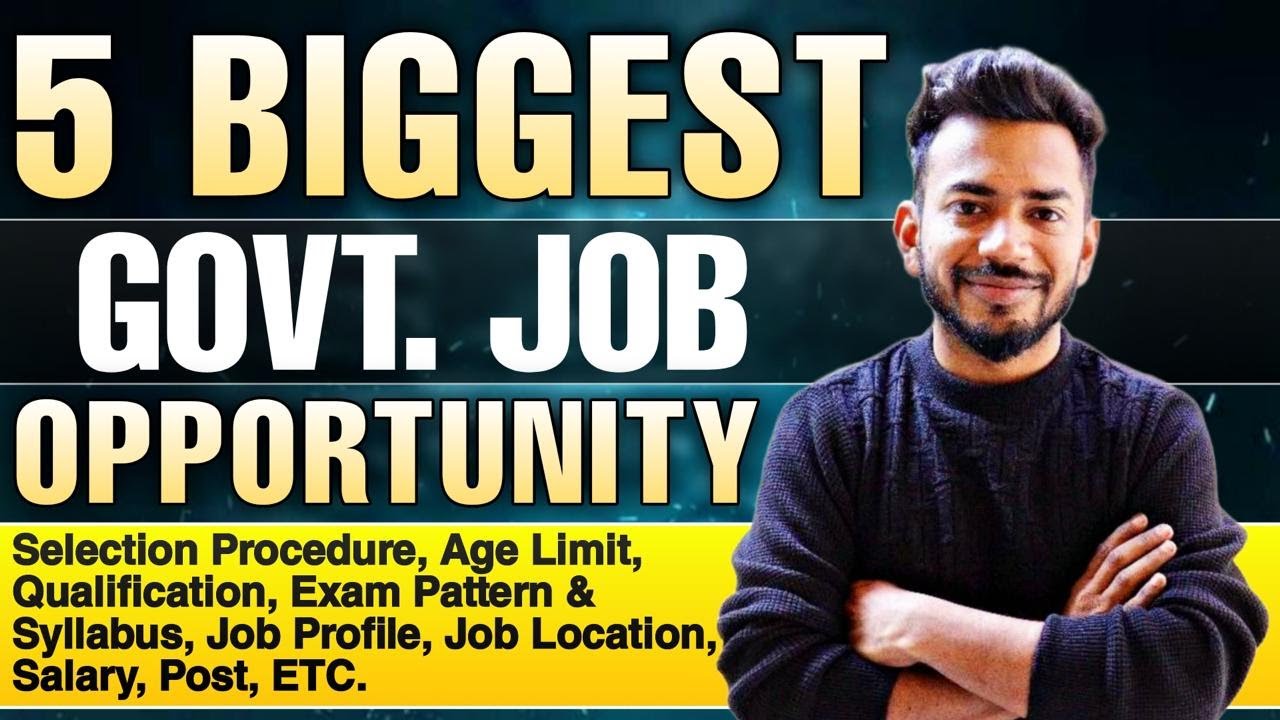 Top 5 Government Job Vacancy in December 2024| Government Job Vacancy ...