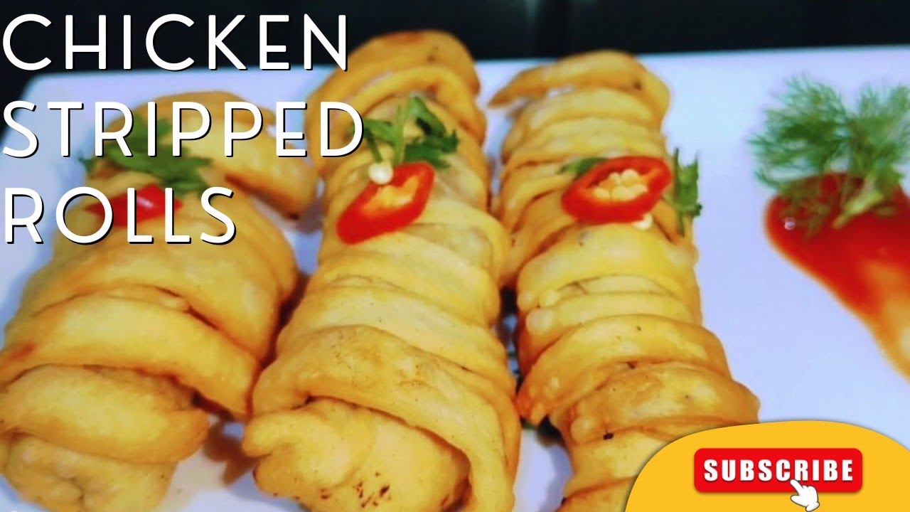 Chicken Stripped Rolls#cooking#recipe - YouTube