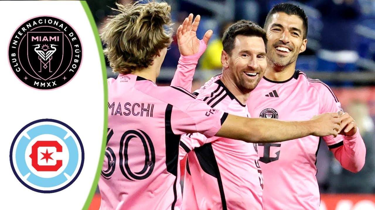 Inter Miami vs Chicago Fire - Extended Highlights & All Goals 2024 HD ...