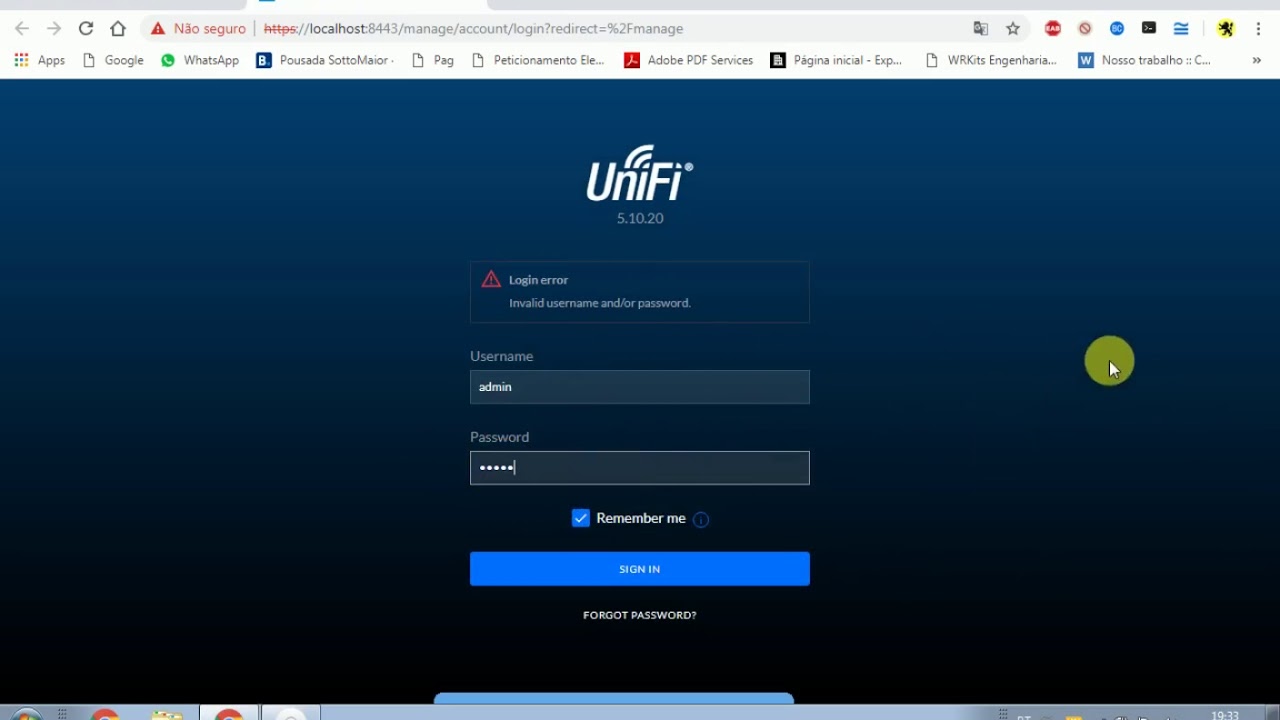 Como resetar a senha do modem UniFi - Configurações de fabrica. - YouTube