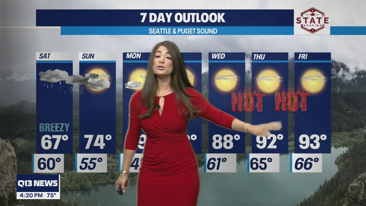 Cool weekend, but hot weather on the way next weeks - YouTube