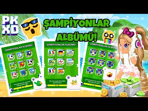 PK XD ŞAMPİYONLAR ALBÜMÜ!🤩Hızlıca tamamla ödülleri al!✅️✨️