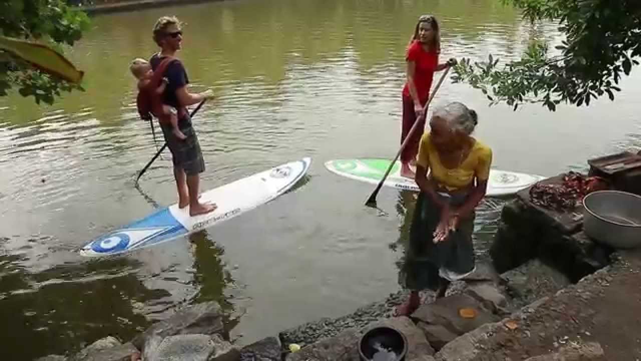 THE 2 FACES OF INDIA. Part 1. MYSTIC SUP ADVENTURE IN THE BACKWATERS ...