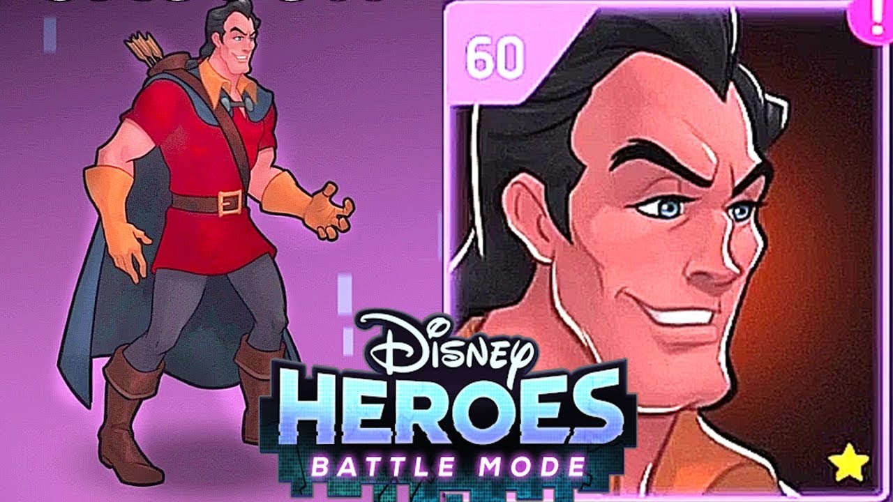 Disney Heroes: Battle Mode - Gaston Unlocked All skills - YouTube