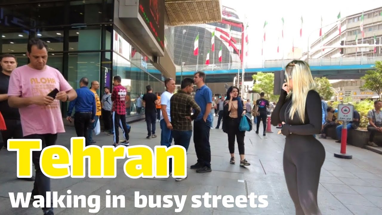 Iran walking in the oldest street of Tehran - YouTube