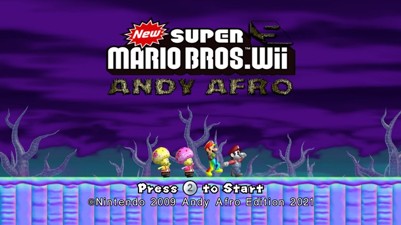 Andy Afro Custom Collection 5 New Super Mario Bros.Wii 100% Walkthrough ...