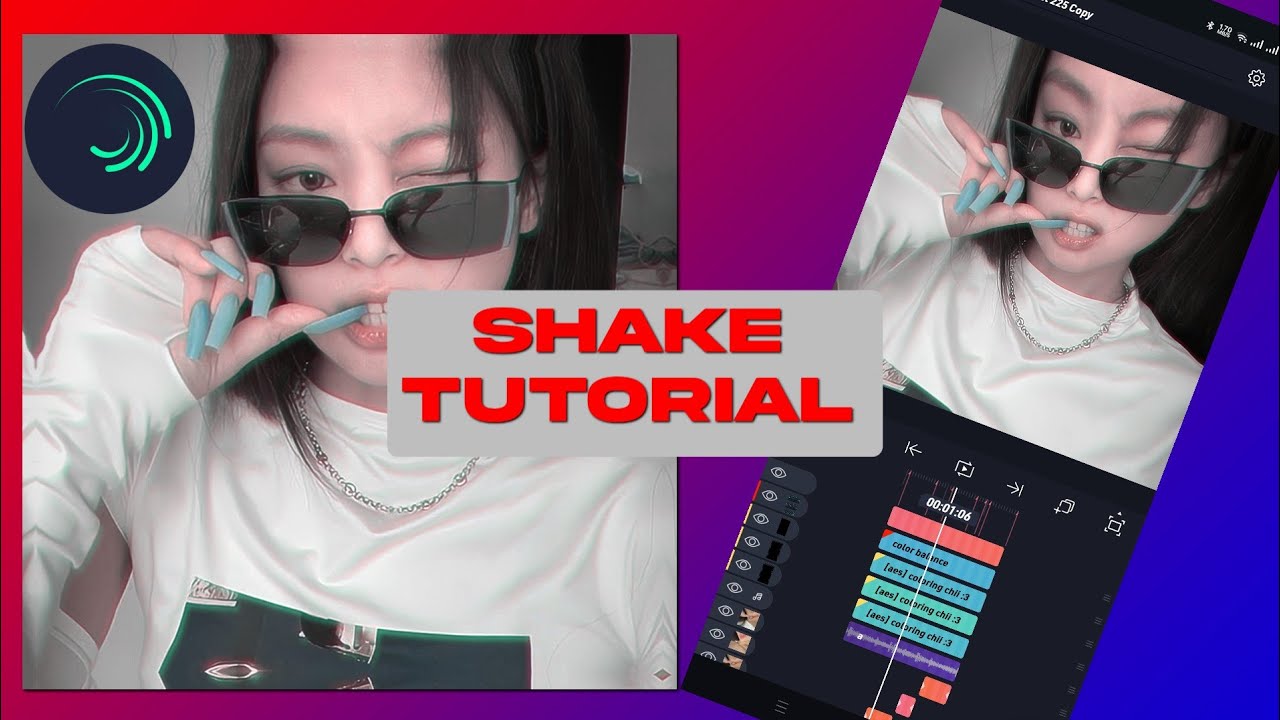Circular ripple + pinch buldge + squeeze shake tutorial in alightmotion #alightmotion # ...