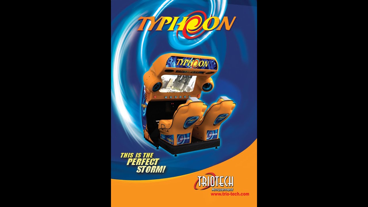 Typhoon Motion Theater (All Rides) - YouTube