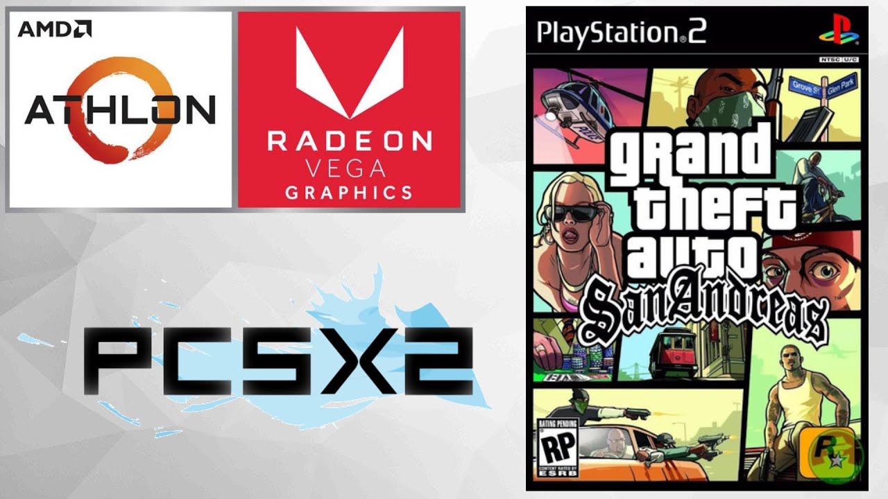 GTA San Andreas | PCSX2 1.7 | Athlon 200GE + VEGA 3 | 720p60 - YouTube