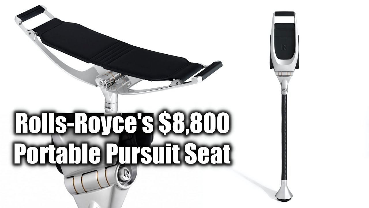 The Luxurious Rolls-Royce's $8,800 Pursuit Seat - YouTube