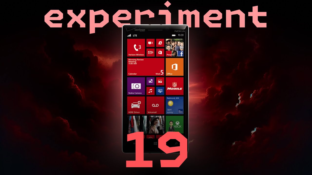An early Windows Phone prototype - Microsoft's «Experiment 19» - YouTube