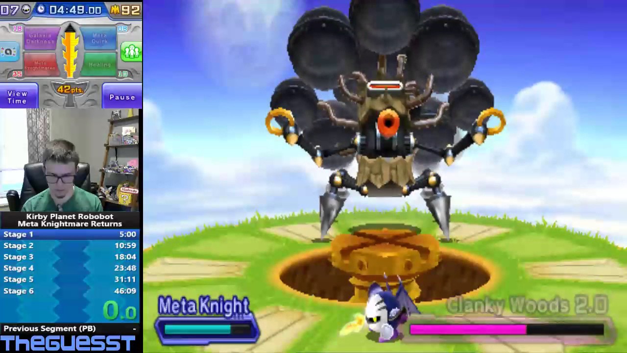 Kirby: Planet Robobot - Meta Knightmare Returns in 45:42.51 IGT by ...