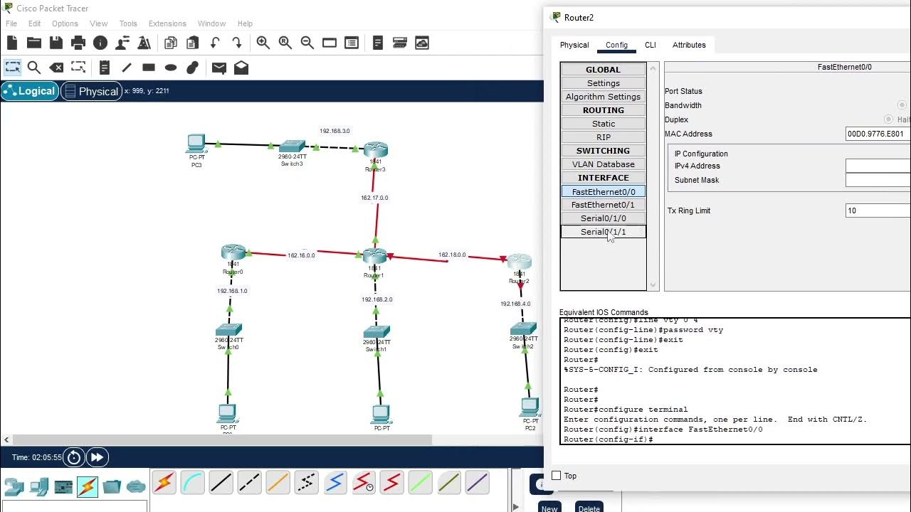 ENRUTAMIENTO DINAMICO (PROTOCOLO RIP V2) | CISCO PACKET TRACER - YouTube