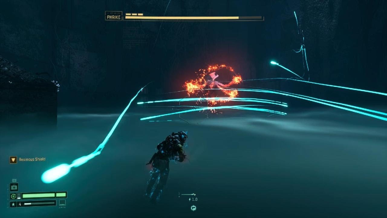 Returnal PHRIKE First Boss - YouTube
