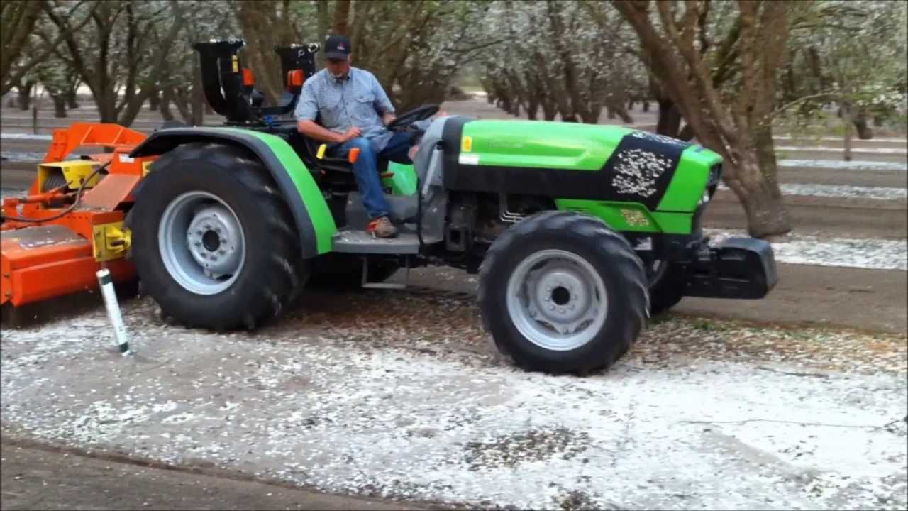 Deutz-Fahr 420 TB Orchard Tractor with Northwest Tiller - YouTube
