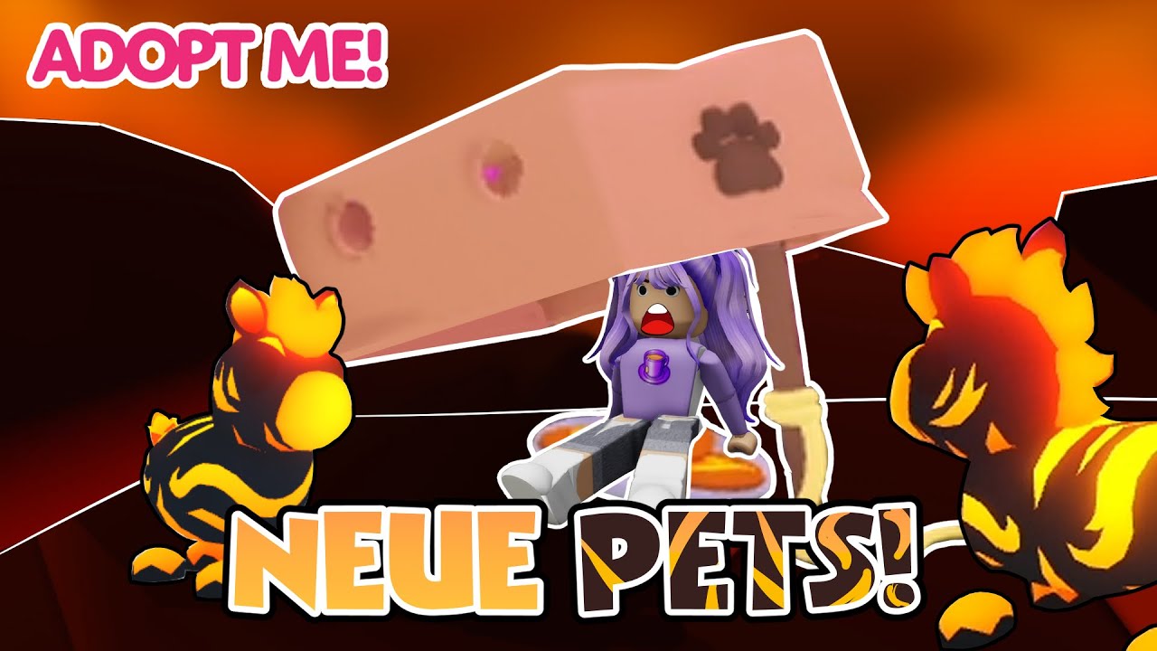 SO bekommt ihr alle neuen FEUER Adopt me Pets! - YouTube