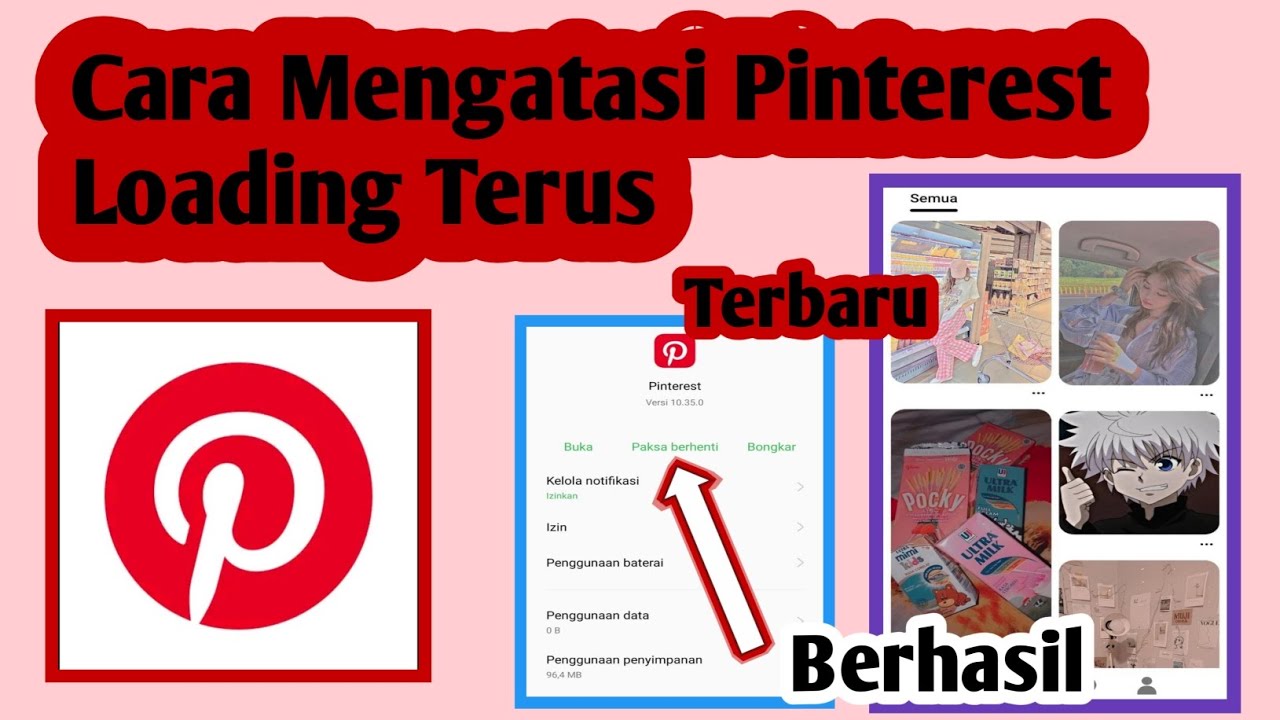 Cara Mengatasi Pinterest Loading Terus | Cara Mengatasi Pinterest - YouTube