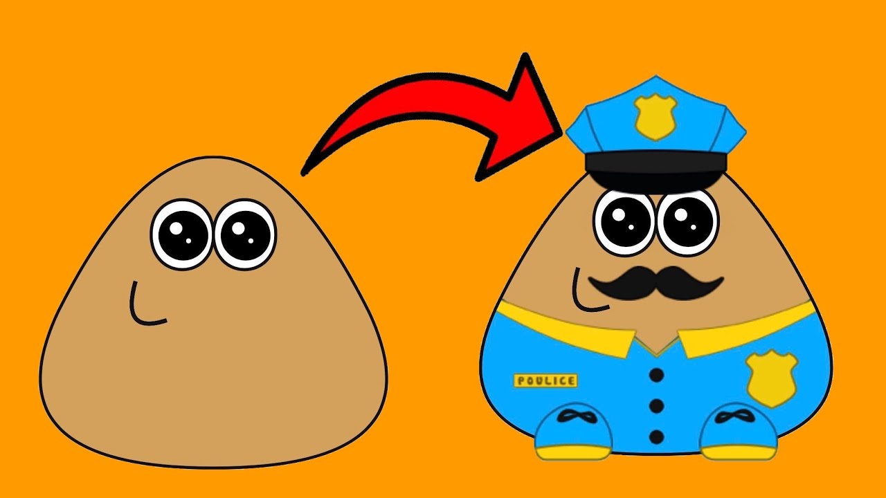 Pou virou um POLICIAL 👮‍♂️ | Pou Vlogs - YouTube