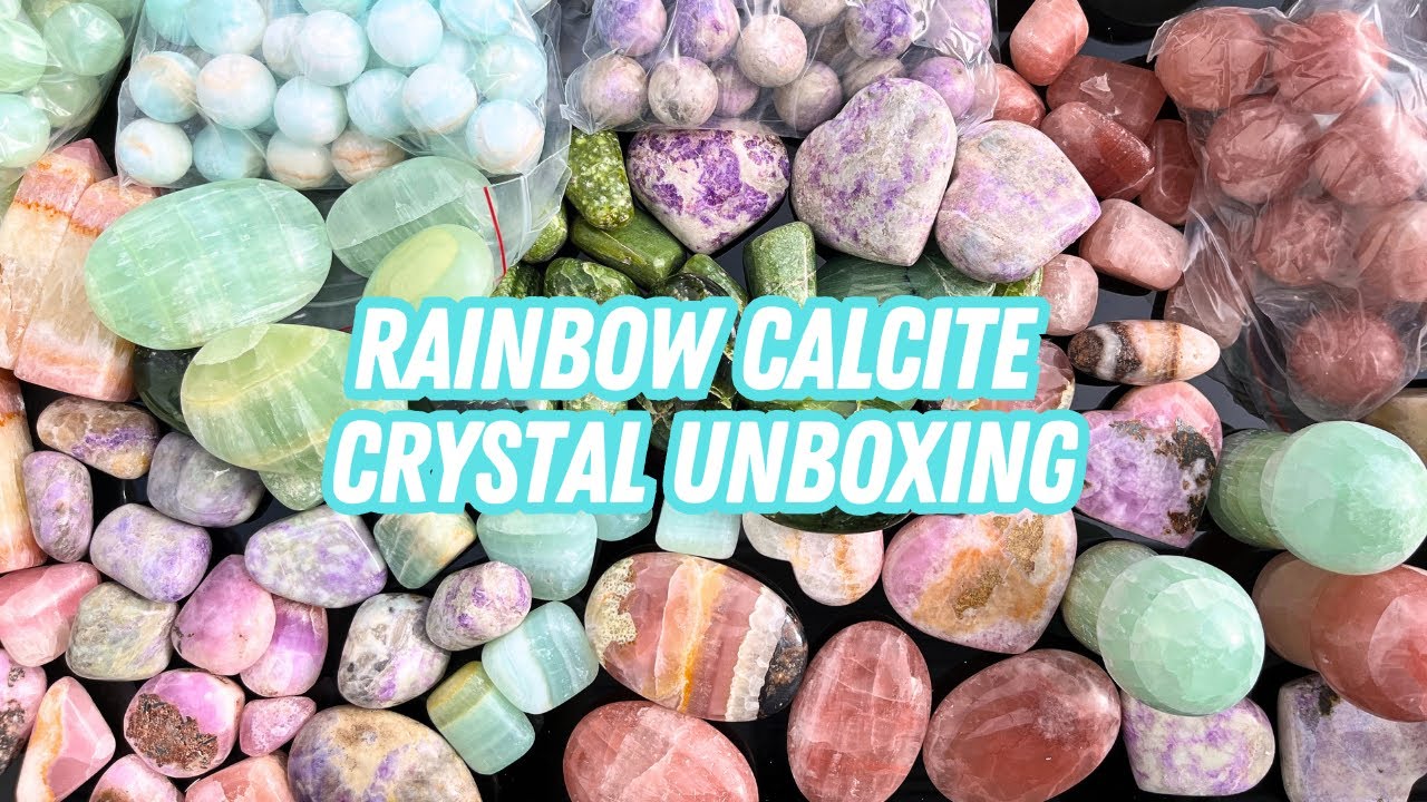 Rainbow Calcite Crystal Unboxing | Wholesale Crystal Unboxing! - YouTube