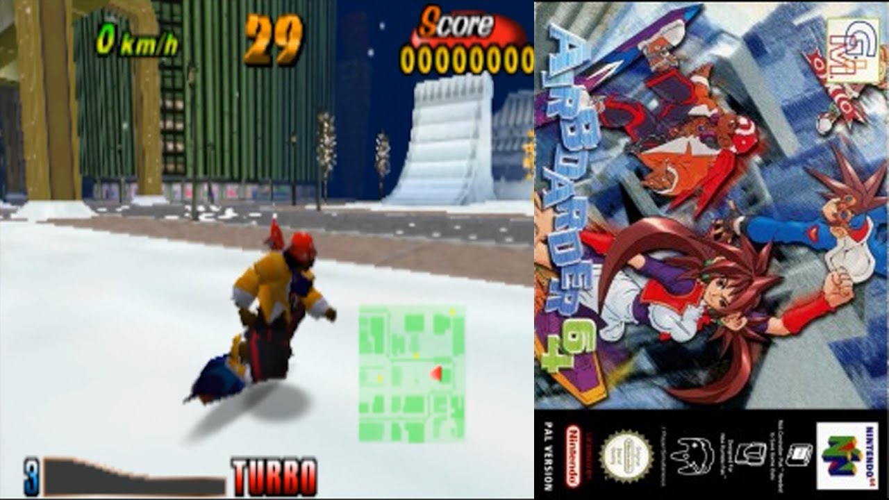 Air Boarder 64 (1998/N64) Hoverboard Racing Game - Intro/Opening ...