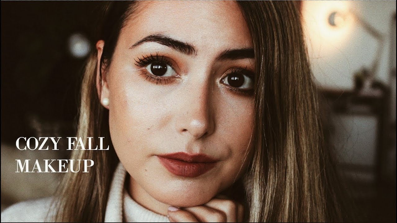 Cozy Drugstore Fall Makeup Look for Sweater Weather - YouTube