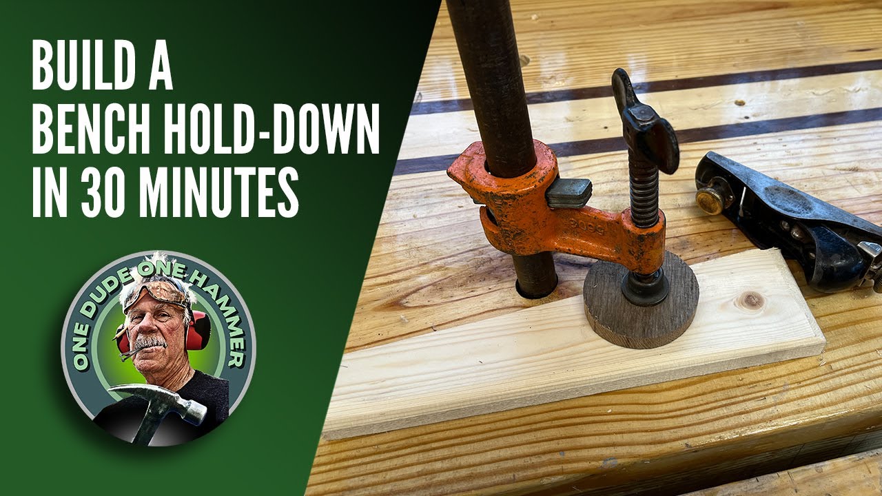 BUILD A BENCH HOLD-DOWN IN 30 MINUTES - YouTube