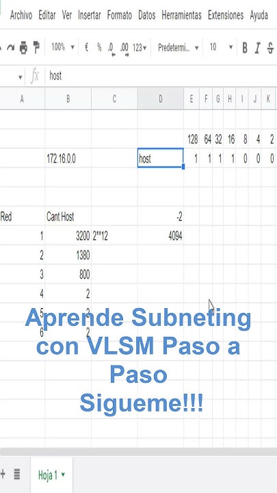 Calcular Subredes con VLSM Paso a Paso - YouTube
