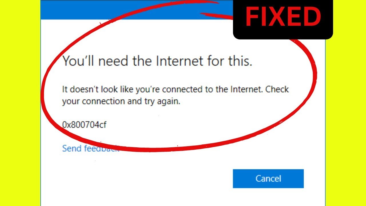 Microsoft Store You'll Need The internet For This It Doesn't Internet ...