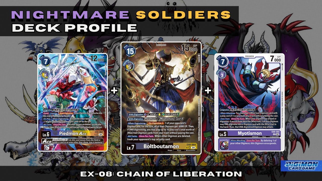 EX08: Nightmare Soldiers Deck Profile and Combos | Digimon Card Game ...