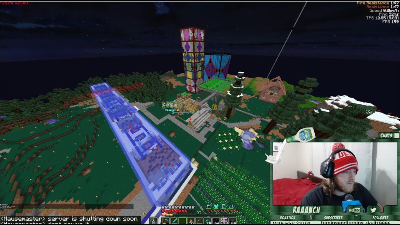 2b2t - Beautifully Coloured Base!! Base/Dupe Stash Hunting 36 (Stream ...