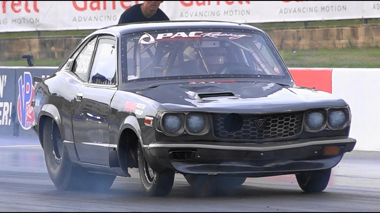 SADEK MOTOR GROUP PAC PERFORMANCE 20B RX3 COUPE 6.96 @ 191 MPH - YouTube