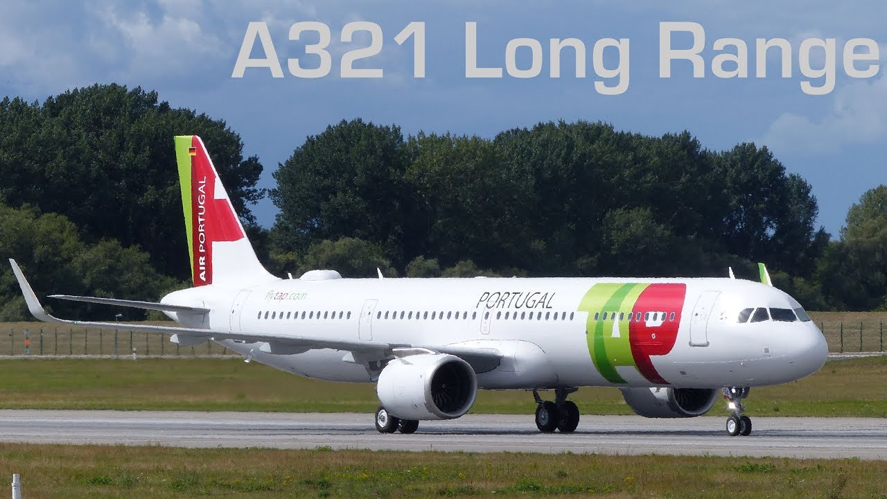 NEW A321LR for TAP AIR PORTUGAL lands after 1st Testflight - YouTube