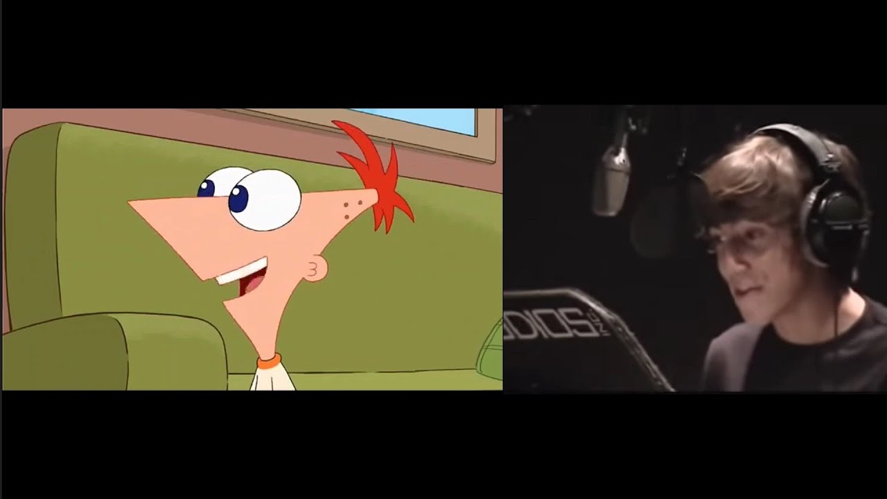 Vincent Martella | Phineas Flynn Voice | Side By Side Comparison - YouTube