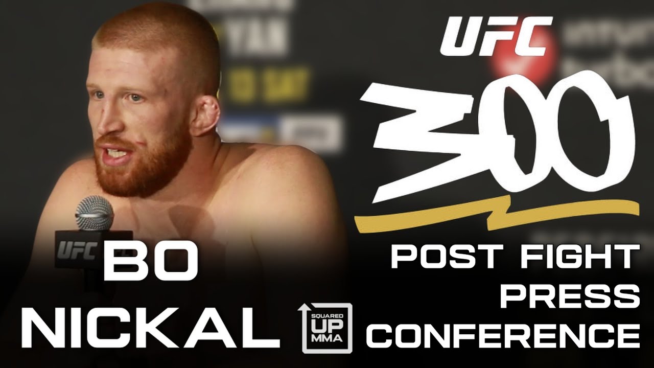 Bo Nickal I UFC 300 POST FIGHT INTERVIEW - YouTube