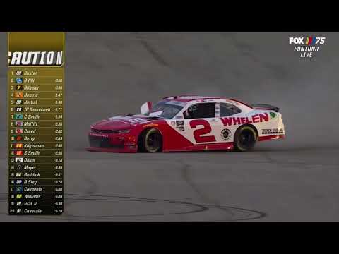 Sheldon Creed Crash - 2023 NASCAR Xfinity Series at Fontana - YouTube