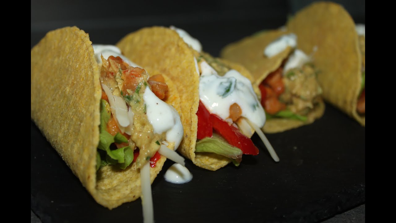 Tacos mexicains aux crevettes et la recette du délicieux guacamole ...