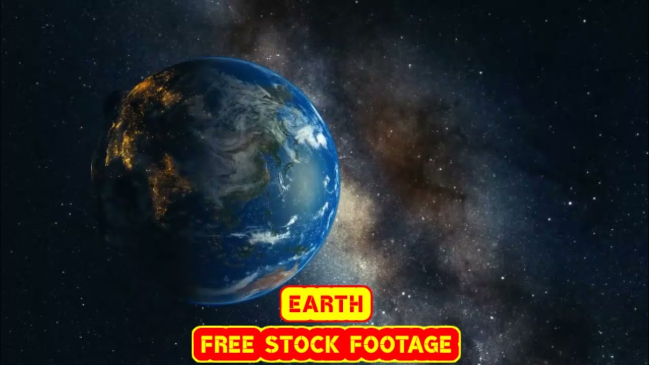 EARTH IN SPACE ROTATING - FREE STOCK FOOTAGE - NO COPYRIGHT VIDEOS ...